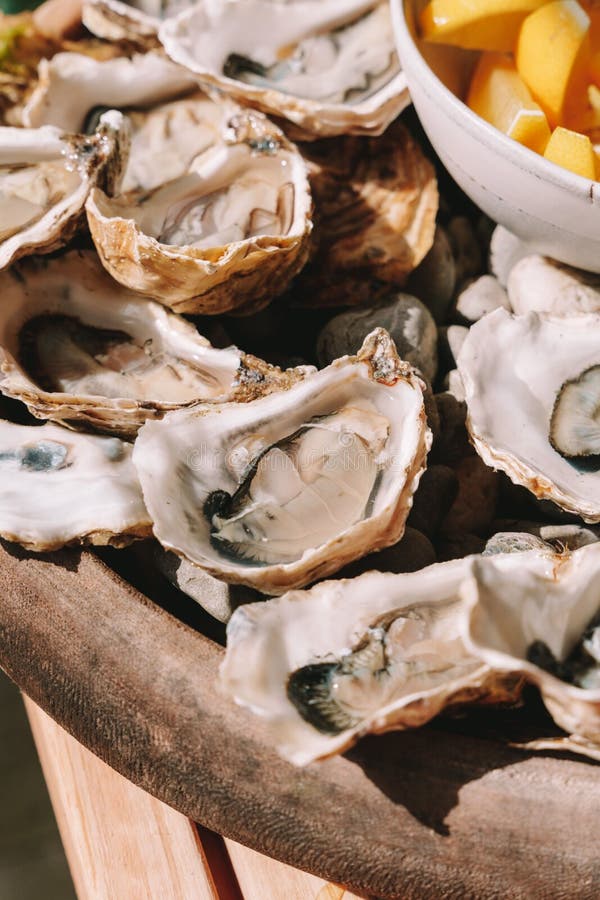 Vertical Shot of a Plate of Mussels Stock Photo - Image of vertical ...