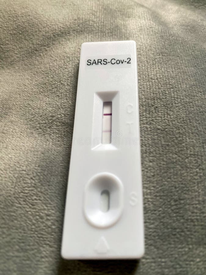 Positive Test Result of Covid-19 Antigen Test Kit and Drug Tablets on ...