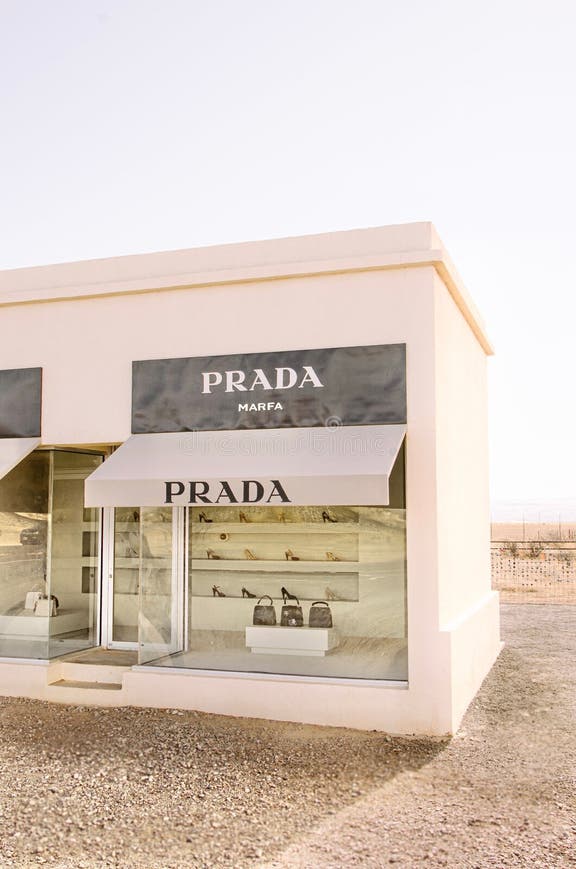 Vertical Shot of a Prada Shop in Marfa, US Editorial Image - Image of ...