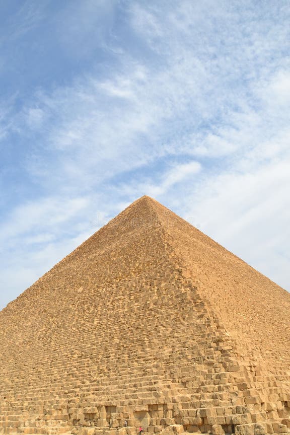 Vertical Shot of a Pyramid in Cairo, Egypt Stock Image - Image of ...