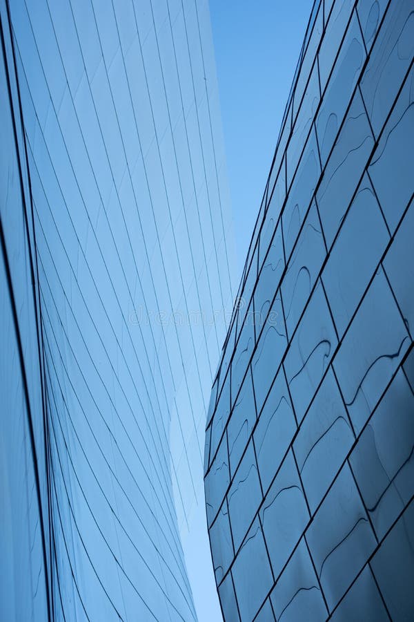 Vertical Shot of a Reflective Glass of a Modern Architectural Building ...