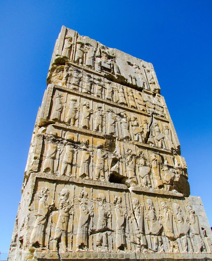 Vertical Shot of the Remaining of the Inscriptions on a Wall in ...