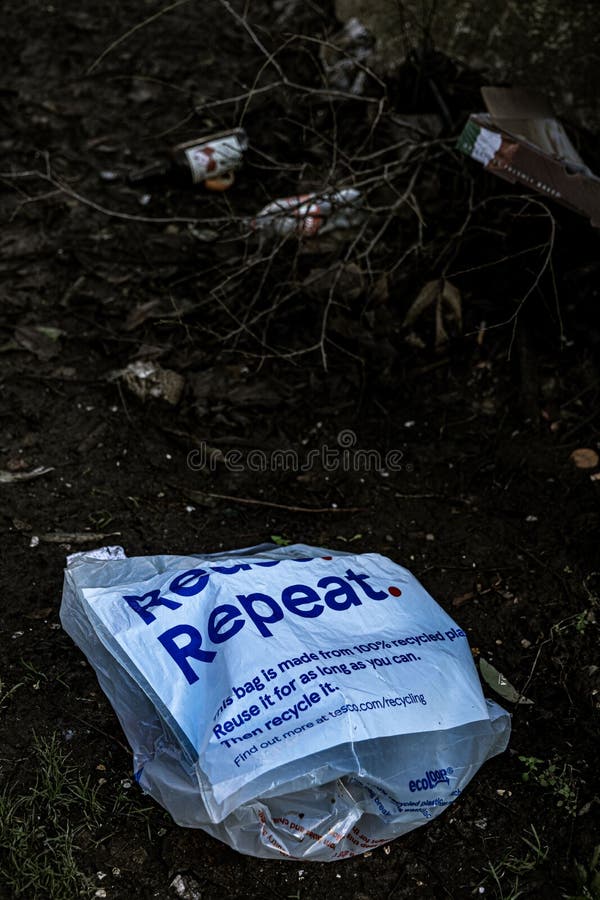 Vertical Shot of the Reusable Garbage in the Trash Editorial Image ...