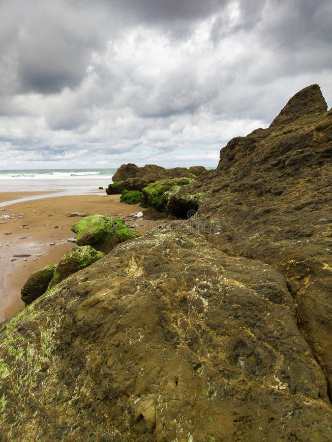 Seashore under blue sky stock image. Image of blue, landscape - 33852163