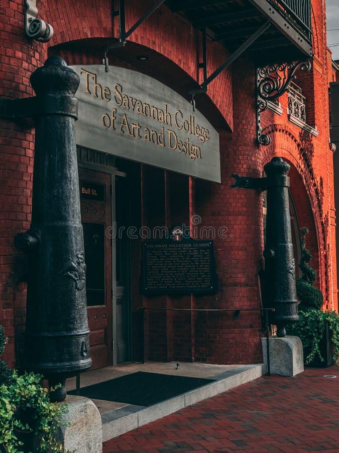 Vertical Shot of the Savannah College of Art and Design Building ...