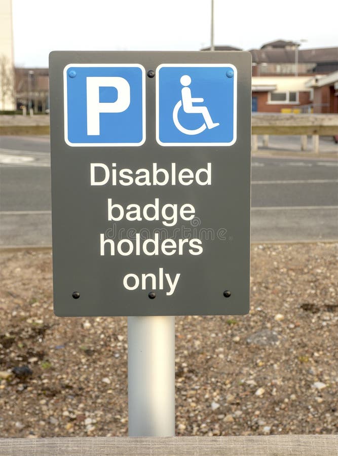 Disabled badge sign stock photo. Image of badge, traditional - 62632176