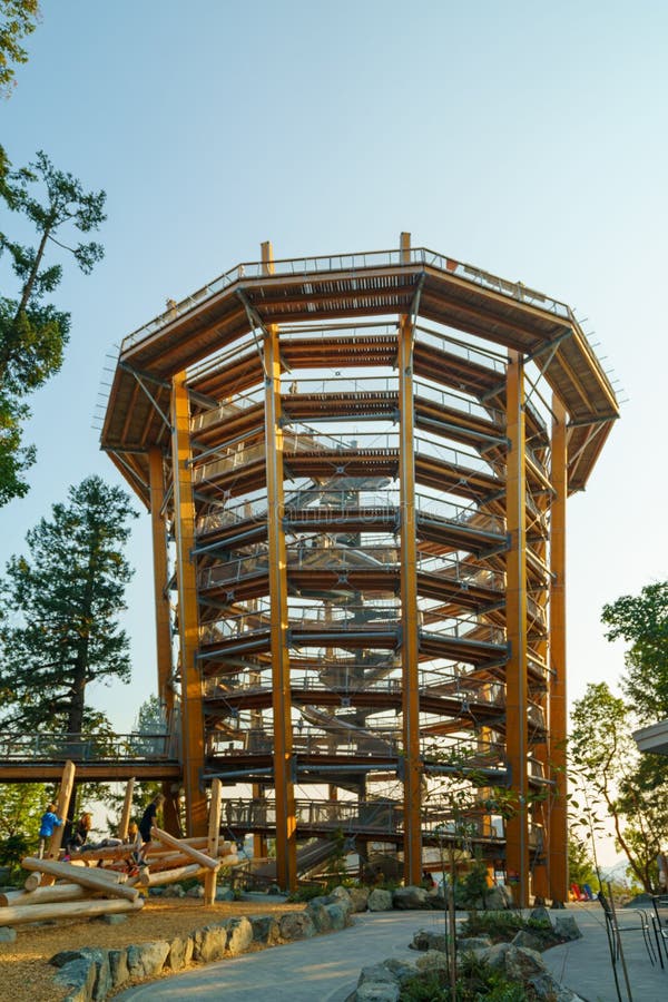 Vertical Shot of a Slide Structure Stock Image - Image of wood, town ...