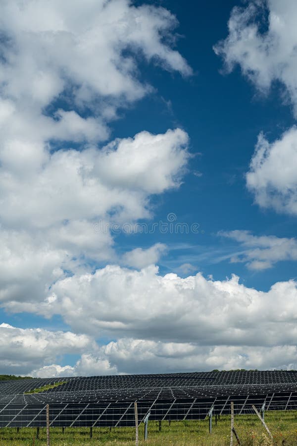 Vertical Shot Solar Panels Field Stock Photos - Free & Royalty-Free ...