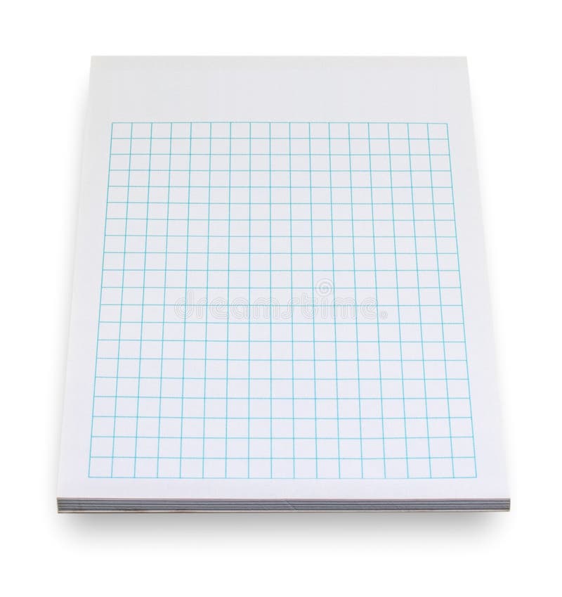 Vertical Shot of Square Sheets of a Notepad Under the Lights Isolated ...