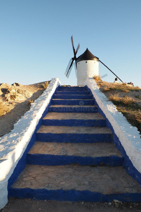 Vertical Shot of a Staircase Up To a Windmill Stock Photo - Image of ... Vertical Shot of a Staircase Up To a Windmill Stock Photo - Image of ...