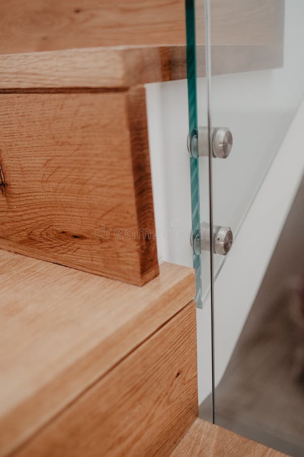 Vertical Shot of Stairs with Wooden Tiling Stock Photo - Image of ...