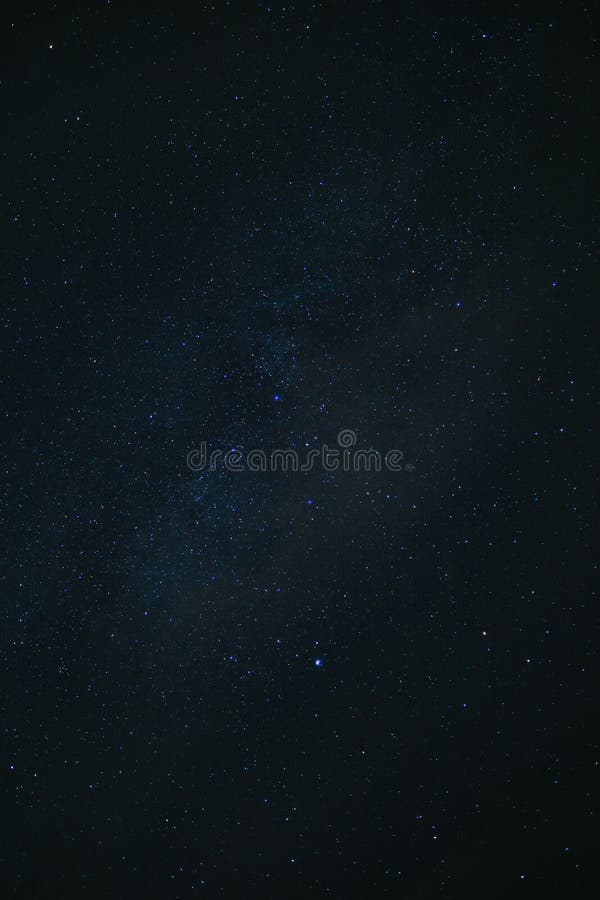 Vertical Shot of the Starry Night Sky Stock Image - Image of design ...