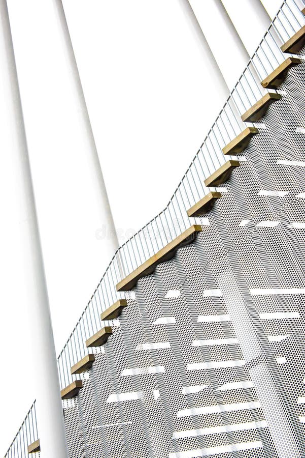 Vertical Shot of Steel Stairs with Mesh Stock Photo - Image of ...