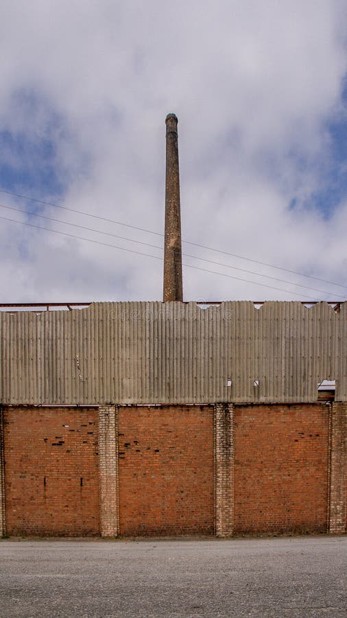 Stone Funnel and White Gable Stock Image - Image of woods, buildings ...
