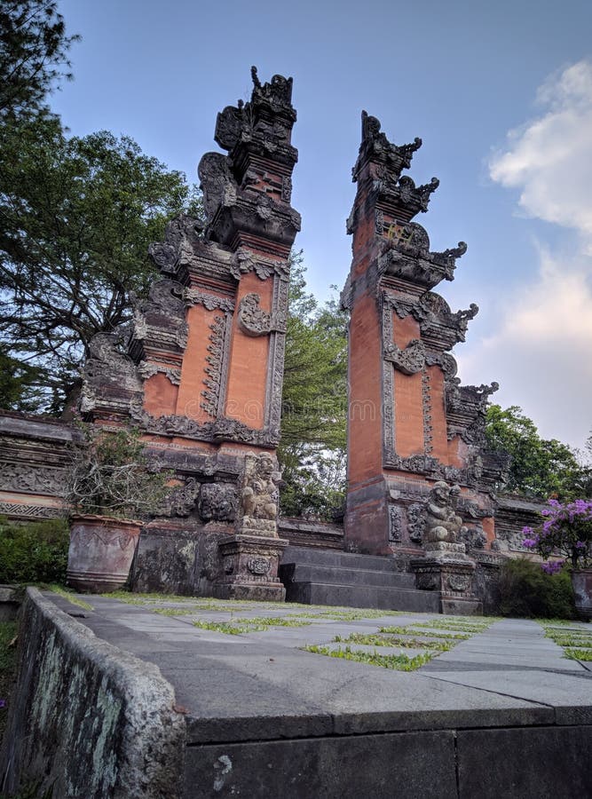 Vertical Shot of Taman Bunga Nusantara in Indonesia Stock Photo - Image ...