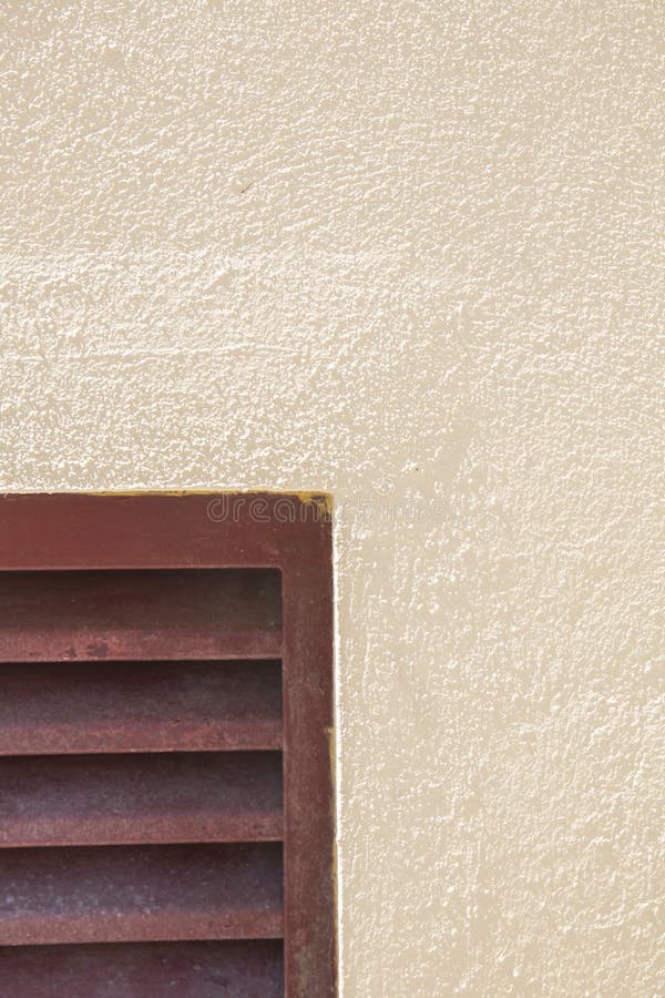 Vertical Shot of a Texture of a Wall with Part of an Iron Ventilation ...