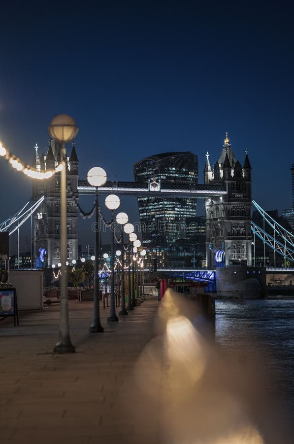 Vertical Shot of the Tower Bridge in London Stock Photo - Image of ...