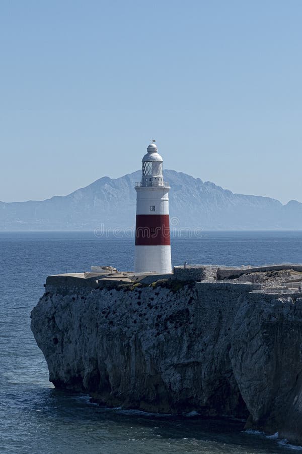 Vertical Shot of Trinity House Lighthouse, Gibraltar Stock Photo ...