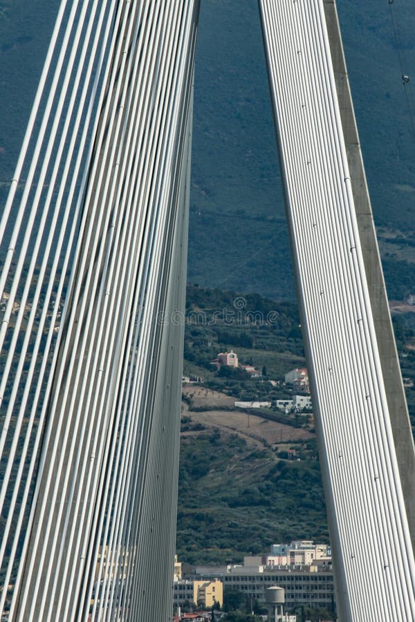 Vertical Shot of the Viaduto De Millau Editorial Image - Image of ...