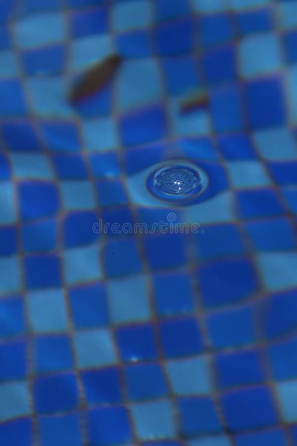Vertical Shot of a Water Bubble in the Swimming Pool Stock Image ...