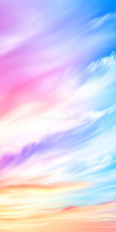Vertical sky, AI generated stock illustration. Illustration of ...