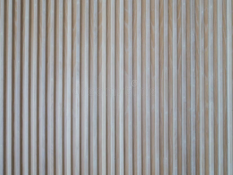 Vertical Slatted Wall with Oak Wood Background Stock Image - Image of ...