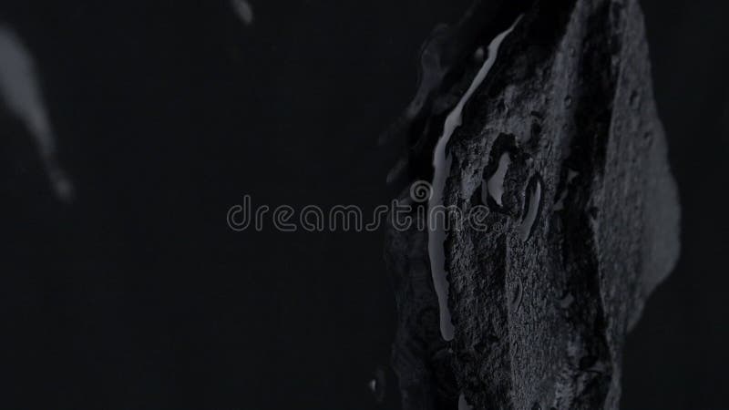 Vertical Slow Motion of Water Surface Splashes, Waves, Ripples with ...