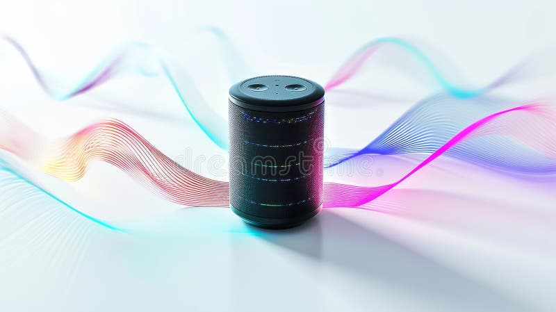 Vertical Smart Speaker Light Patterns Stock Photos - Free & Royalty ...