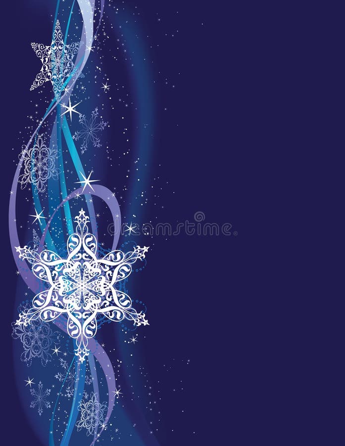 Snowflake Tile Border Over White Stock Illustration - Illustration of ...