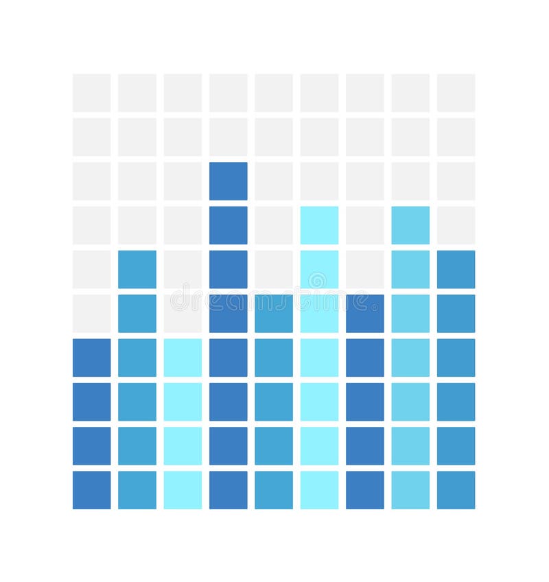 Vertical Bar Chart with Positive Negative Values Stock Vector ...