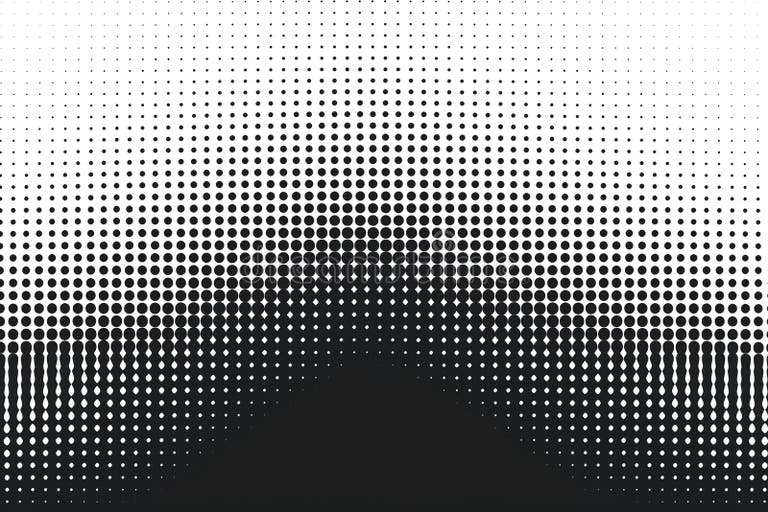 Vertical Speed Line Halftone Pattern Gradually Thinning Out Effect ...