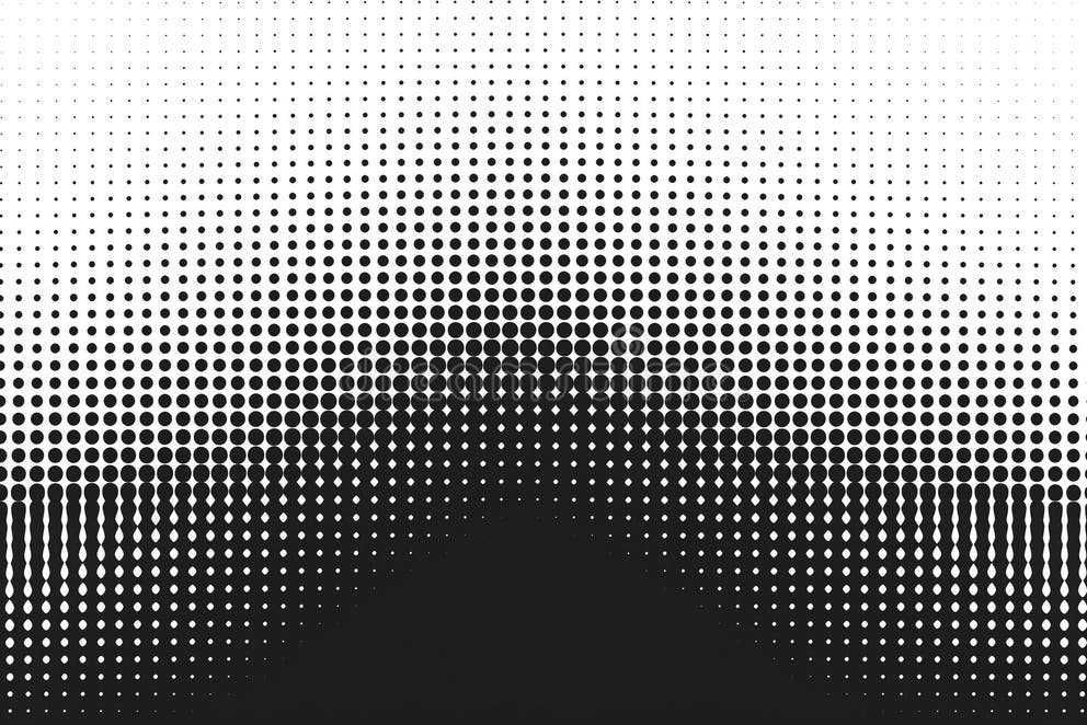 Vertical Speed Line Halftone Pattern Gradually Thinning Out Effect ...