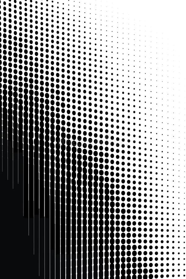 Vertical Speed Line Halftone Pattern Gradually Thinning Out Effect ...