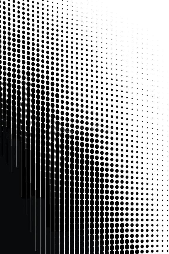 Vertical Speed Line Halftone Pattern Gradually Thinning Out Effect ...