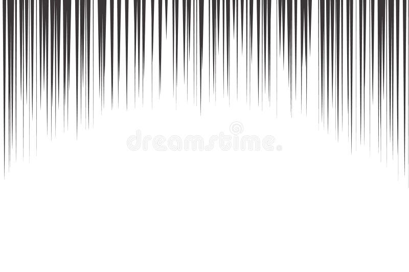 Vertical Speed Lines for Comic Manga Book. Anime Graphic Halftone ...