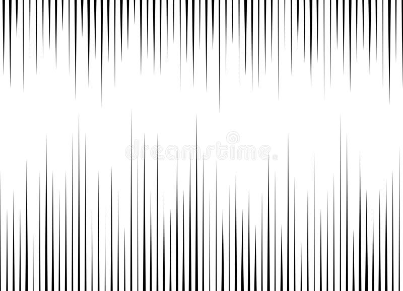 Vertical Speed Lines Illustration. Bottom and Top Stripes Stock ...
