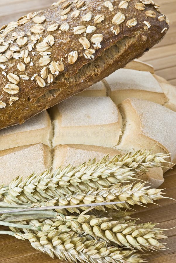 Vertical Still Life about Bread. Stock Photo - Image of barley, cooked ...