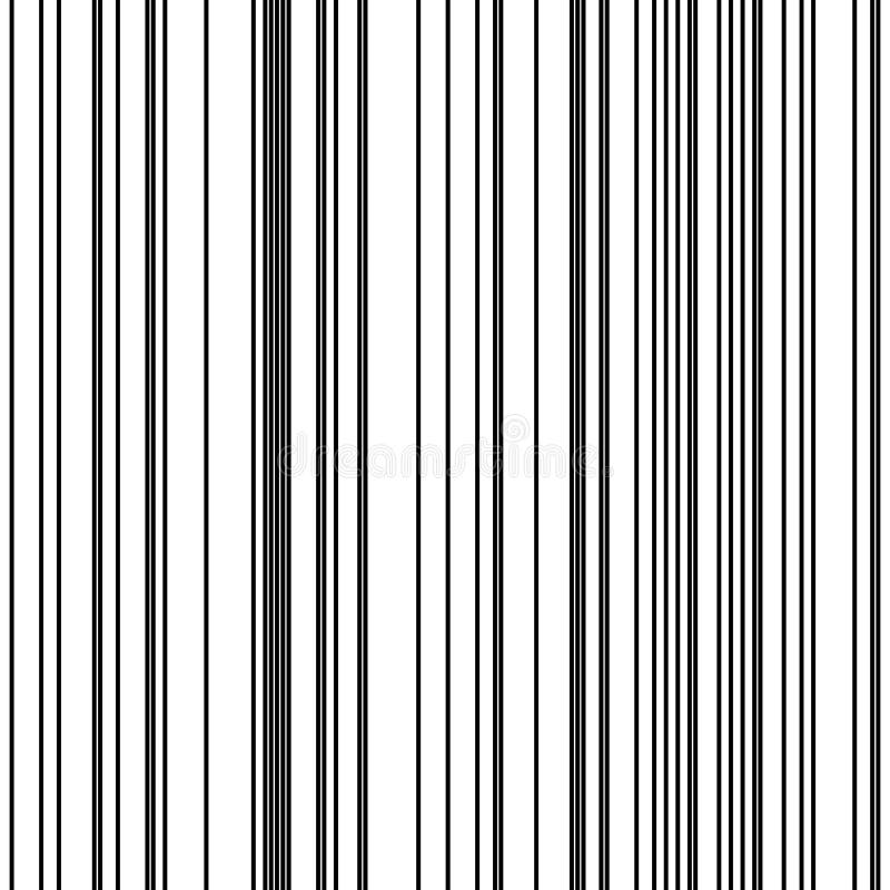 Vertical Straight Black and White Lines Stock Vector - Illustration of ...