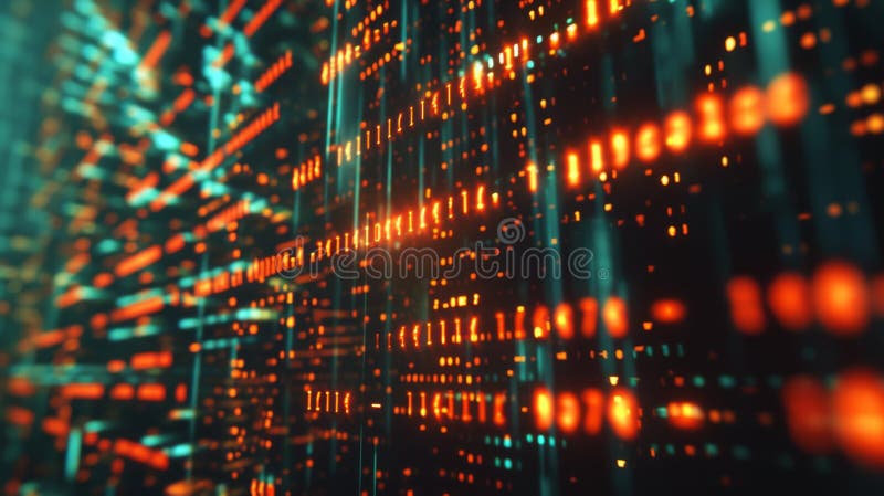 Vertical Streams of Data stock photo. Image of cyber - 319206490