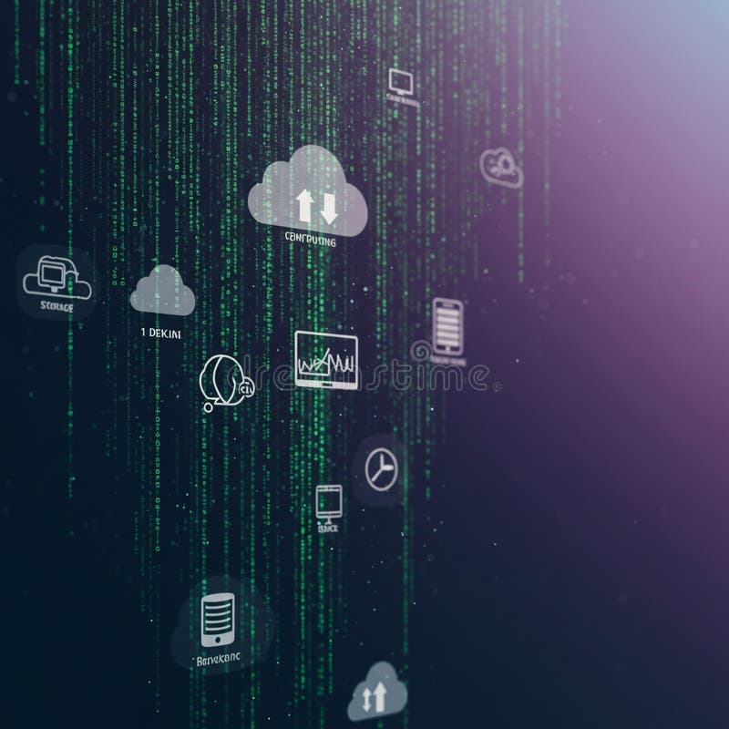 Vertical Glowing Symbols Stock Illustrations – 369 Vertical Glowing ...