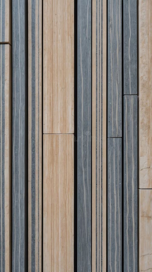 Vertical Striations in Gray and Beige Stone Create a Dynamic Wallpaper ...