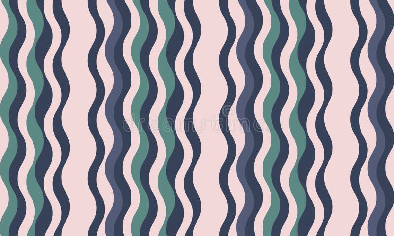 Vertical Striped Design with Flowing Curves and Textured Waves ...