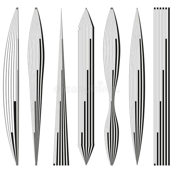 Vertical Striped Elements. Abstract Line Pattern. Parallel Linear ...