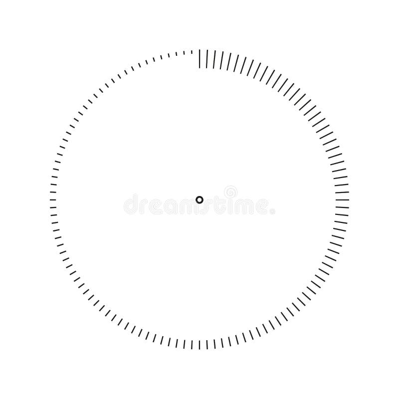 Vertical Stripes in a Circle, Countdown, Vector Graphics, Round Time ...