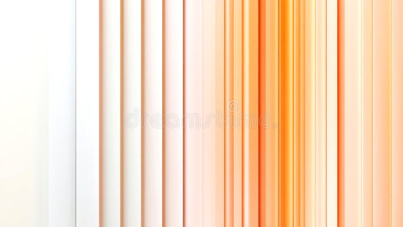 Vertical Stripes Fading from White To Orange Creating a Gradient Effect ...