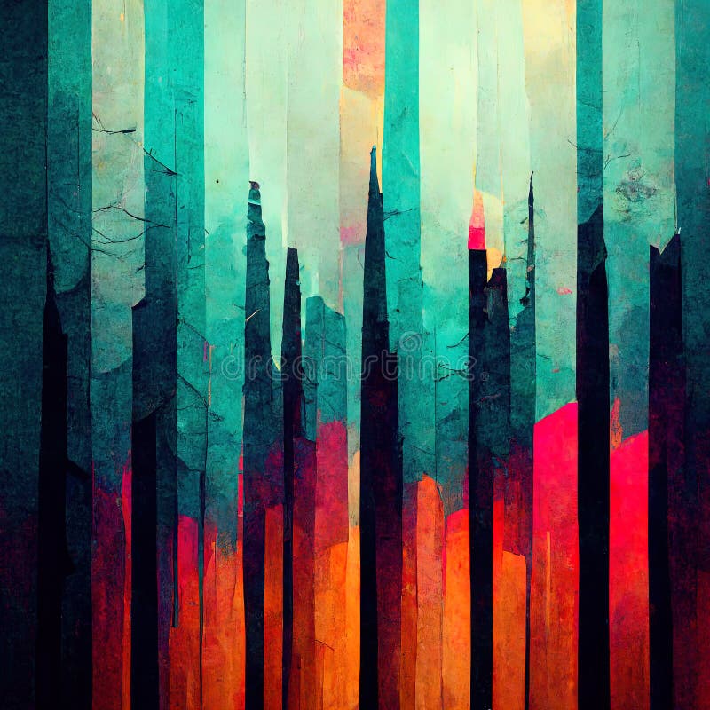 Colorblock Towers Stock Illustrations – 2 Colorblock Towers Stock ...