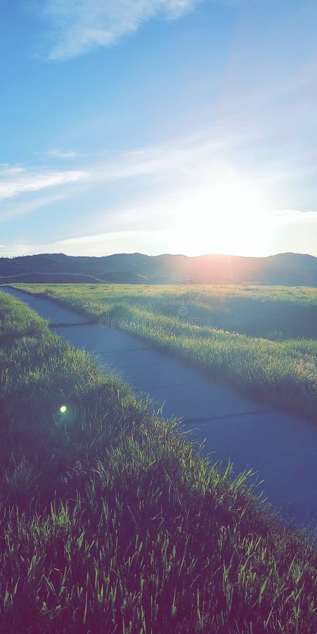Vertical sunrise midwest stock image. Image of nature - 242884181