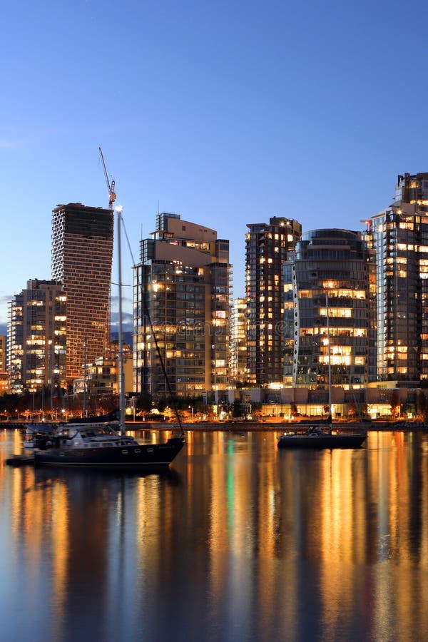 Vertical Vancouver Skyline Seen from Burnaby, British Columbia Stock ... Vertical Vancouver Skyline Seen from Burnaby, British Columbia Stock ...