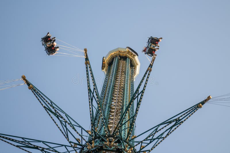 Prater in Vienna, Centre of Attraction for Tourists Editorial Stock ...