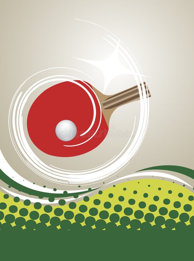 Vertical Table Tennis Poster Stock Vector - Illustration of game ...